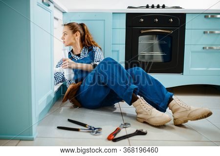 Cute Female Plumber Image & Photo (Free Trial) | Bigstock