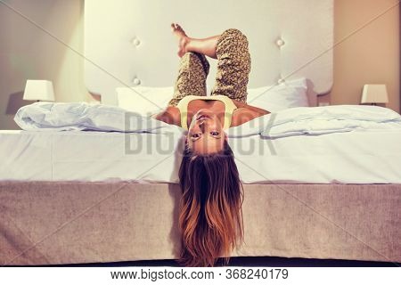 Attractive Woman Lying Image & Photo (Free Trial) | Bigstock