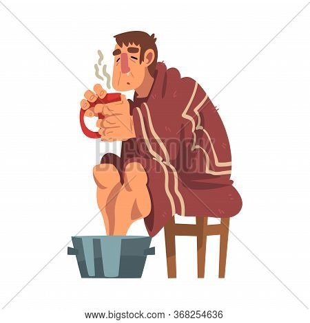 Man Catch Cold, Sick Vector & Photo (Free Trial) | Bigstock