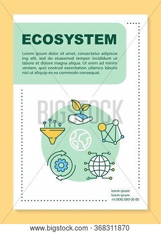 Ecosystem Poster Vector & Photo (Free Trial) | Bigstock