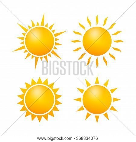 Set Realistic Sun Vector & Photo (Free Trial) | Bigstock