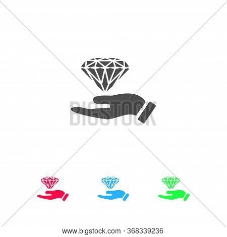Hand Diamond Icon Vector & Photo (Free Trial) | Bigstock
