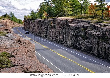 Mountain Road Cut Image & Photo (Free Trial) | Bigstock