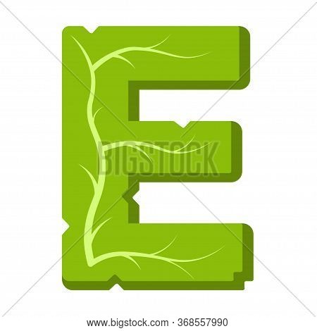 Letter E, Green Vector & Photo (Free Trial) | Bigstock
