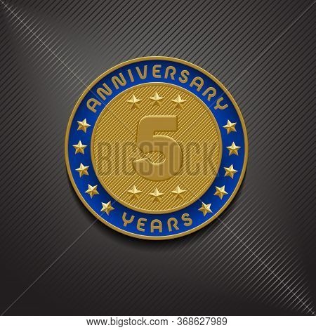 5 Years Anniversary Vector & Photo (Free Trial) | Bigstock