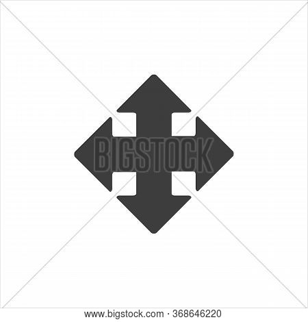 Extend Icon On White Vector & Photo (Free Trial) | Bigstock