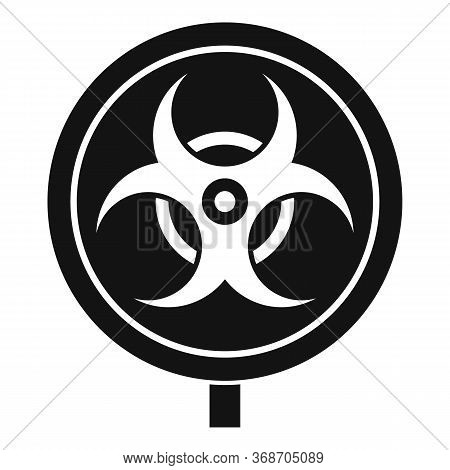 Hazard Zone Sign Icon Vector & Photo (Free Trial) | Bigstock
