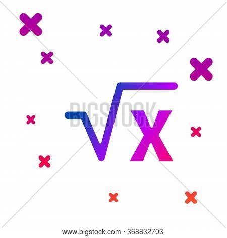Color Square Root X Vector & Photo (Free Trial) | Bigstock