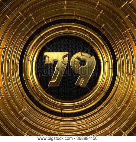 Gold Number 79 (number Image & Photo (Free Trial) | Bigstock