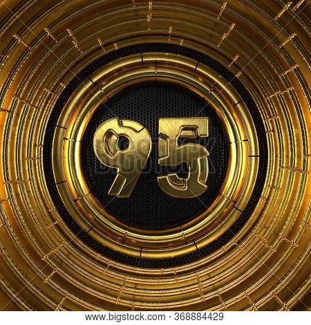 Gold Number 95 (number Image & Photo (Free Trial) | Bigstock