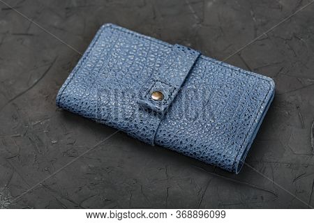 Blue Leather Wallet On Image & Photo (Free Trial) | Bigstock