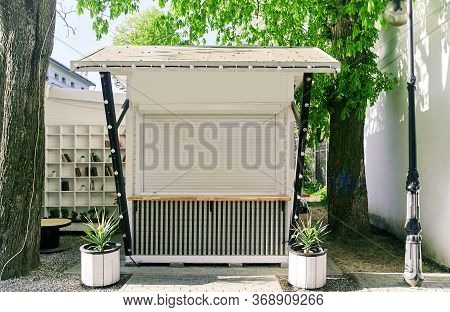 Closed White Stall Image & Photo (Free Trial) | Bigstock