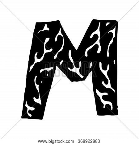 Capital Letter M Template