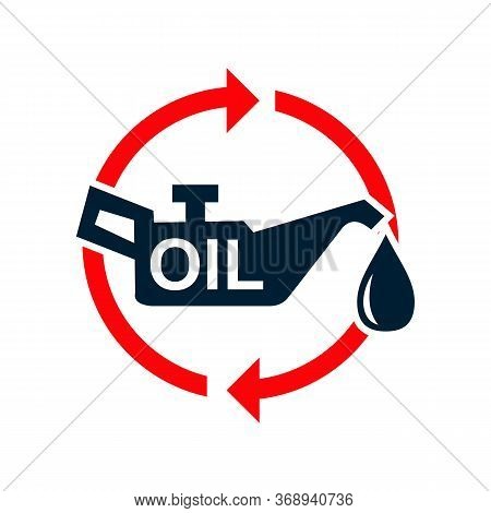 Oil Change Icon Logo Vector & Photo (Free Trial) | Bigstock