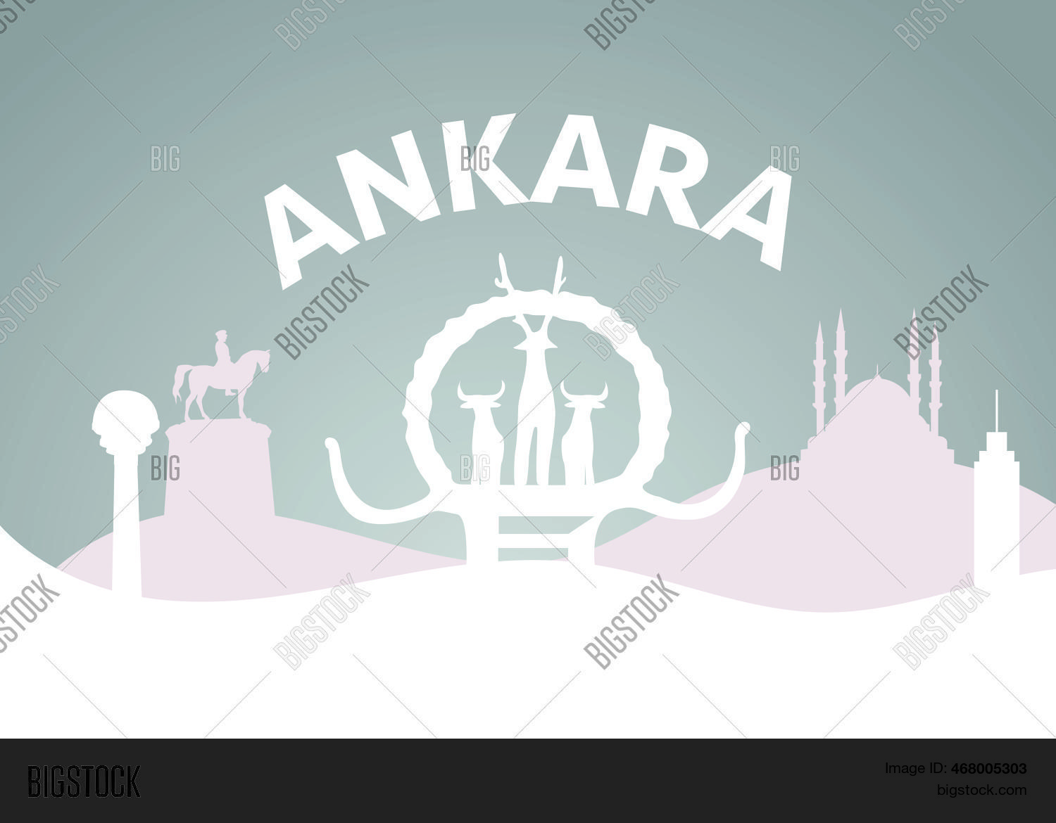 Turkey Ankara Vector Vector & Photo (Free Trial) | Bigstock