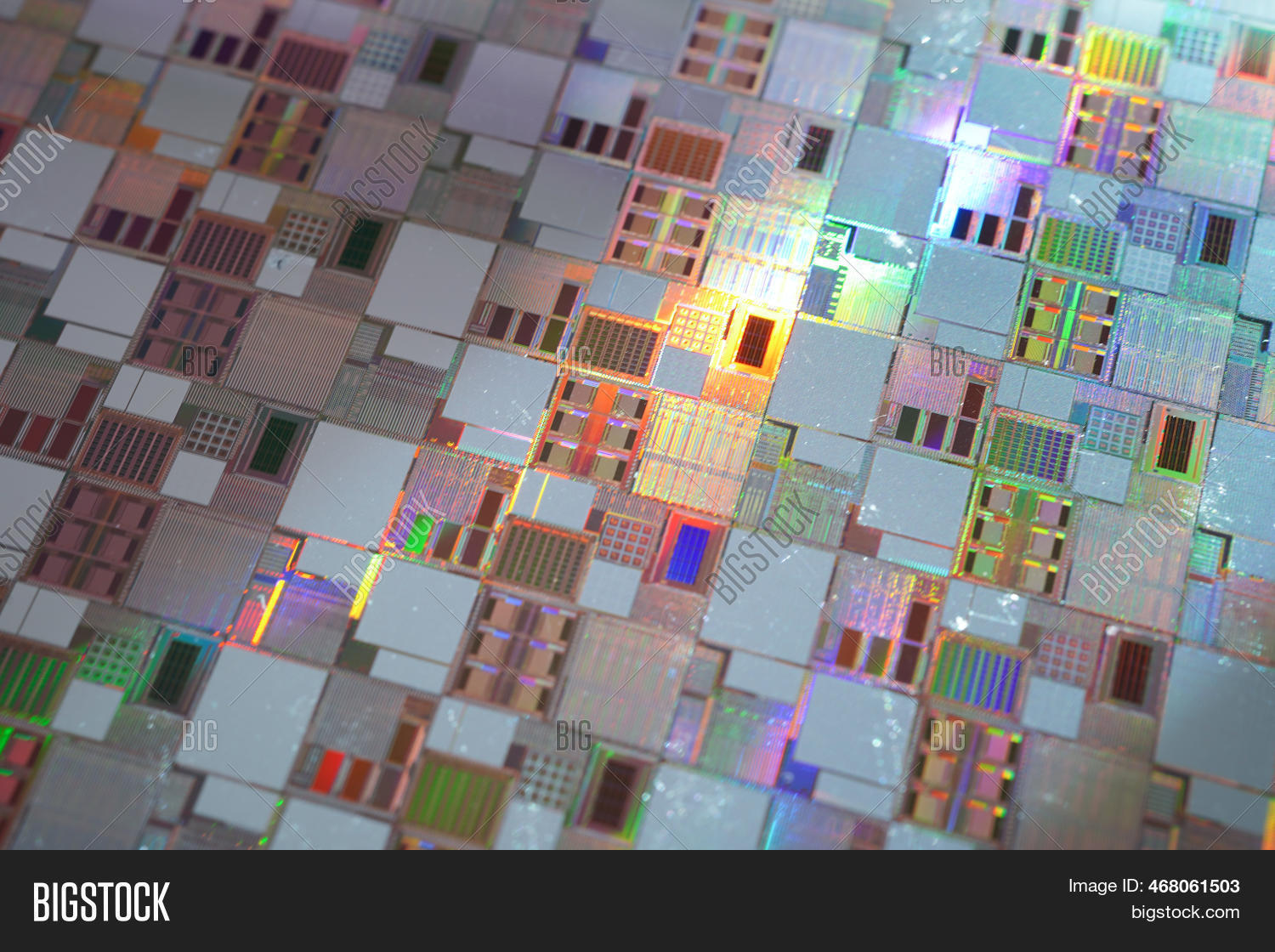 Silicon Wafer Image & Photo (Free Trial) | Bigstock