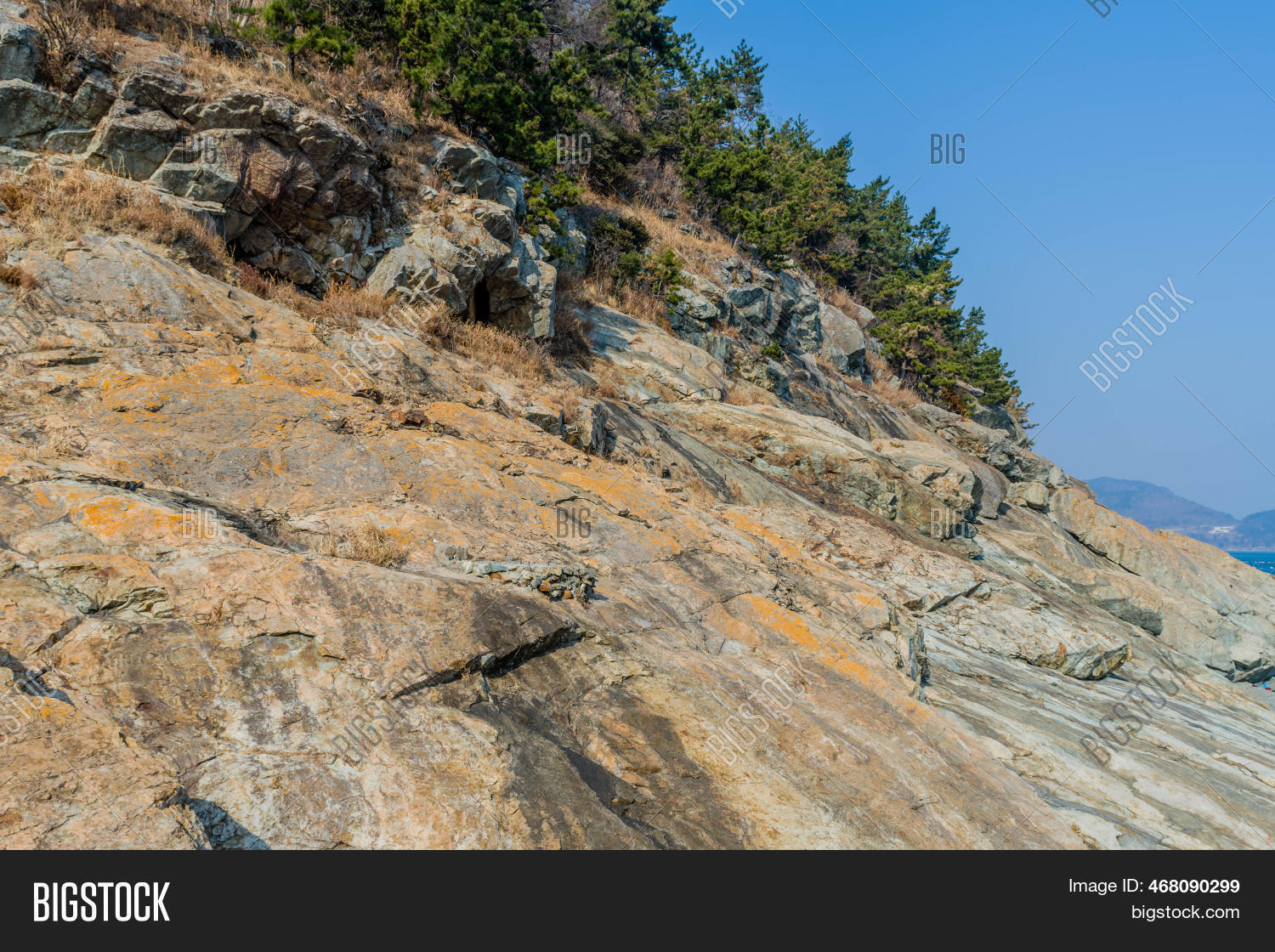 Sloping Rocky Cliffs Image & Photo (Free Trial) | Bigstock