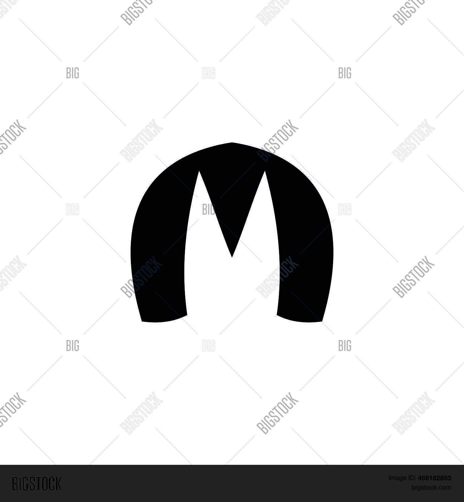 M Icon. Simple Style Vector & Photo (Free Trial) | Bigstock
