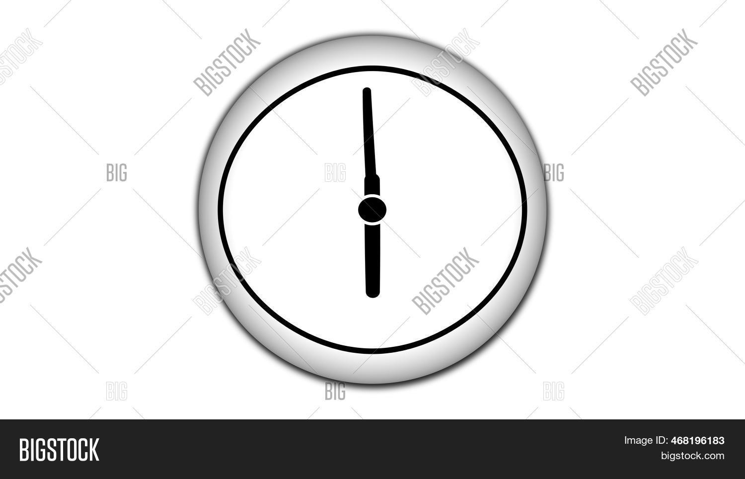 Abstract 2d Clock Image & Photo (Free Trial) | Bigstock