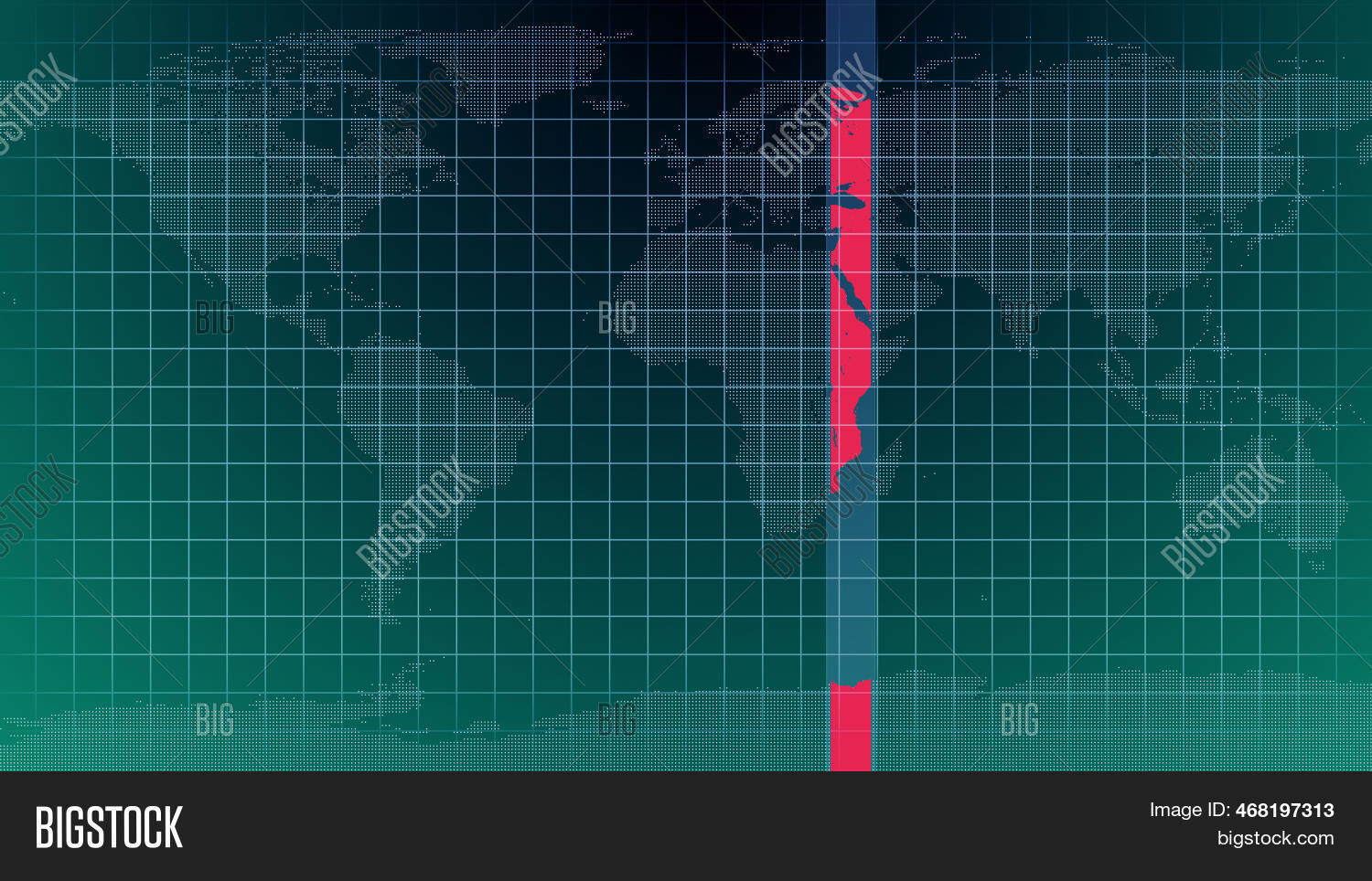 World Map Grid Line. Image & Photo (Free Trial) | Bigstock