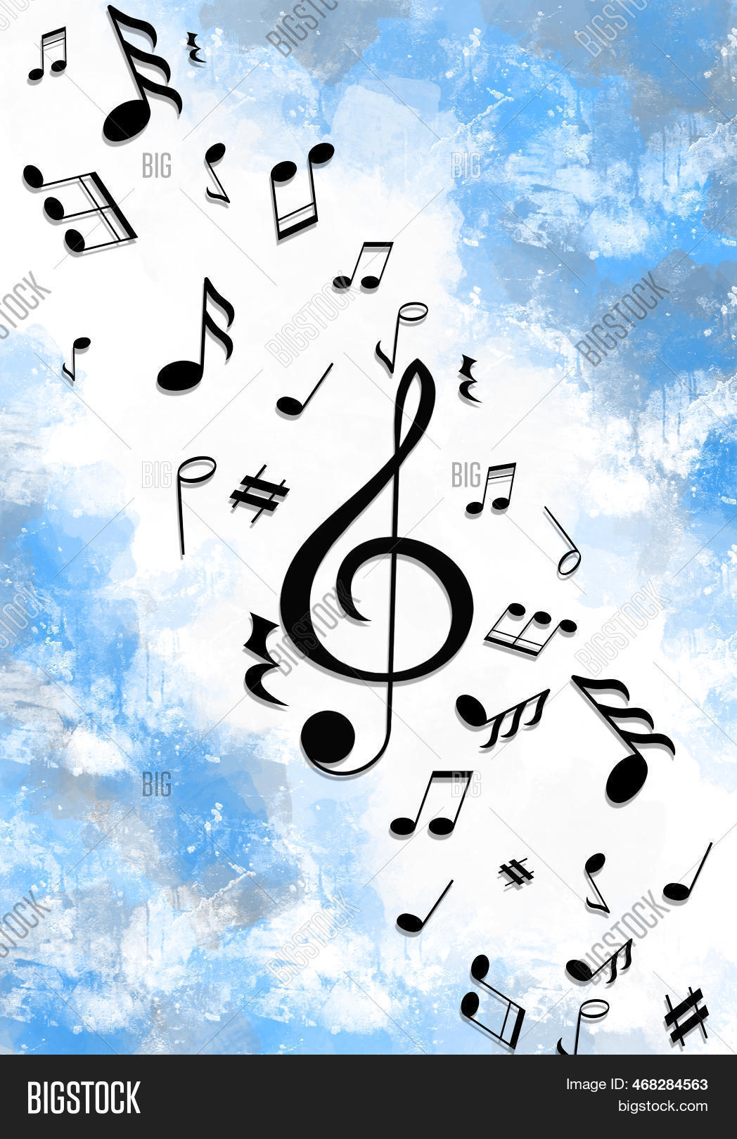Many Music Notes Other Image & Photo (Free Trial) | Bigstock