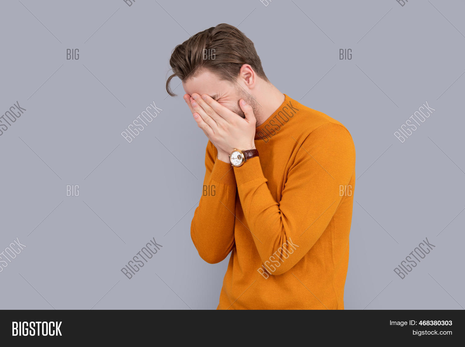 Unhappy Man. Unhappy Image & Photo (Free Trial) | Bigstock