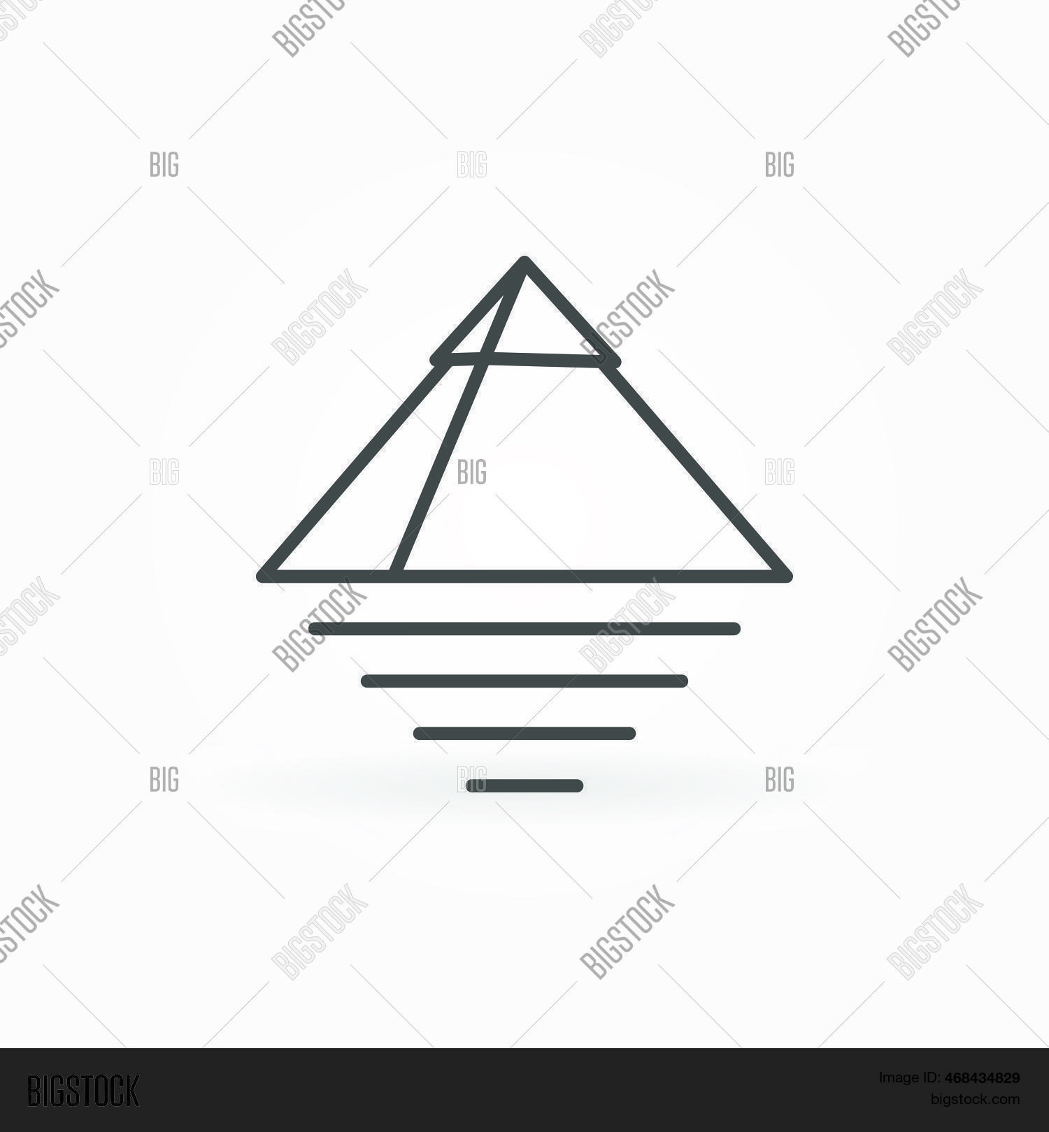 Egyptian Pyramid Vector & Photo (Free Trial) | Bigstock