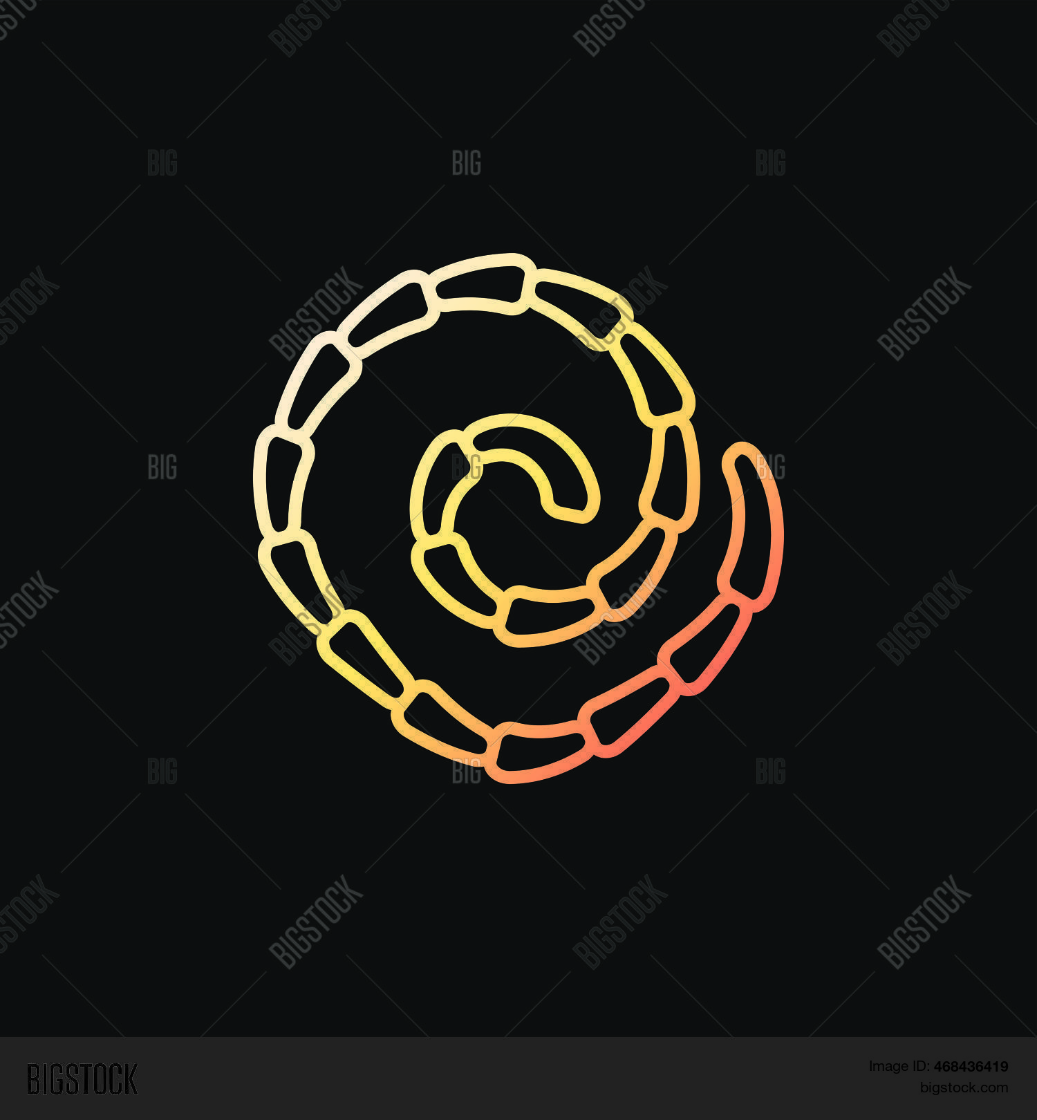 Tapeworm Vector Vector & Photo (Free Trial) | Bigstock