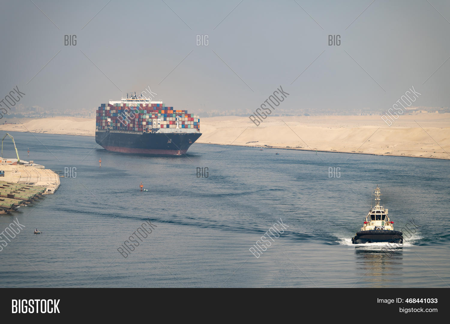Suez Canal Shipping Image & Photo (Free Trial) | Bigstock