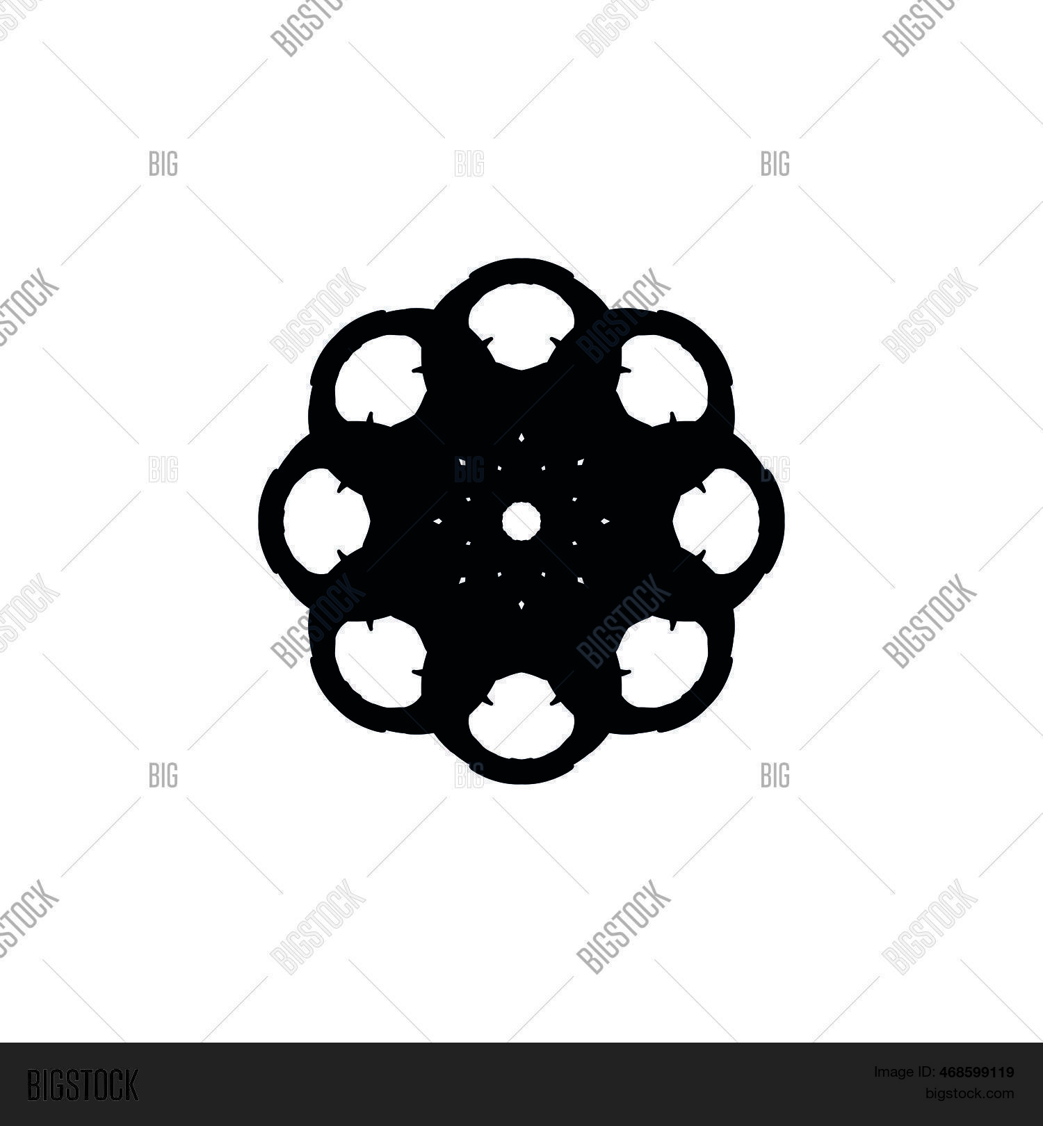 Mandala Icon. Simple Vector & Photo (Free Trial) | Bigstock