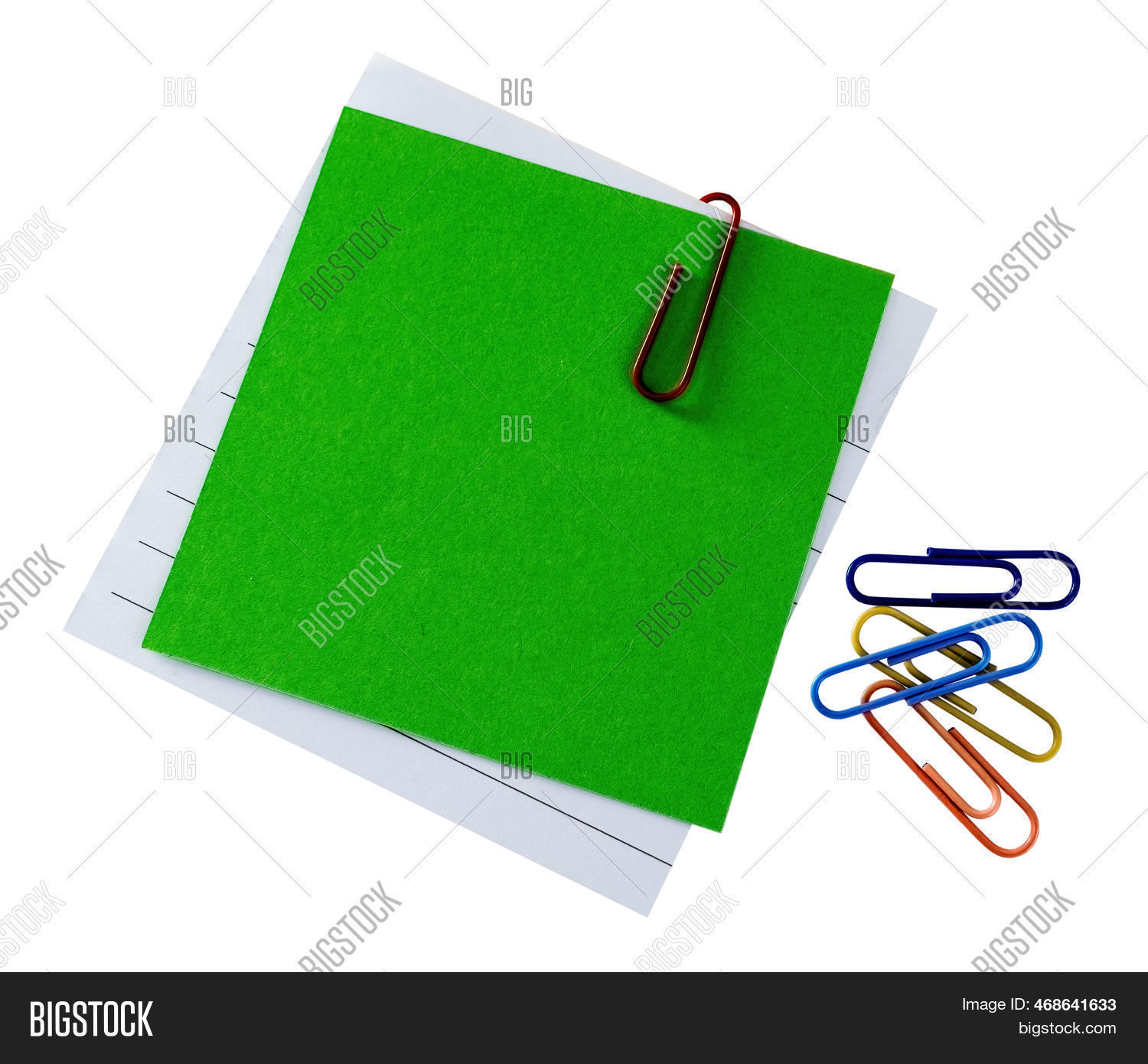 Notepads Paperclip Top Image & Photo (Free Trial) | Bigstock