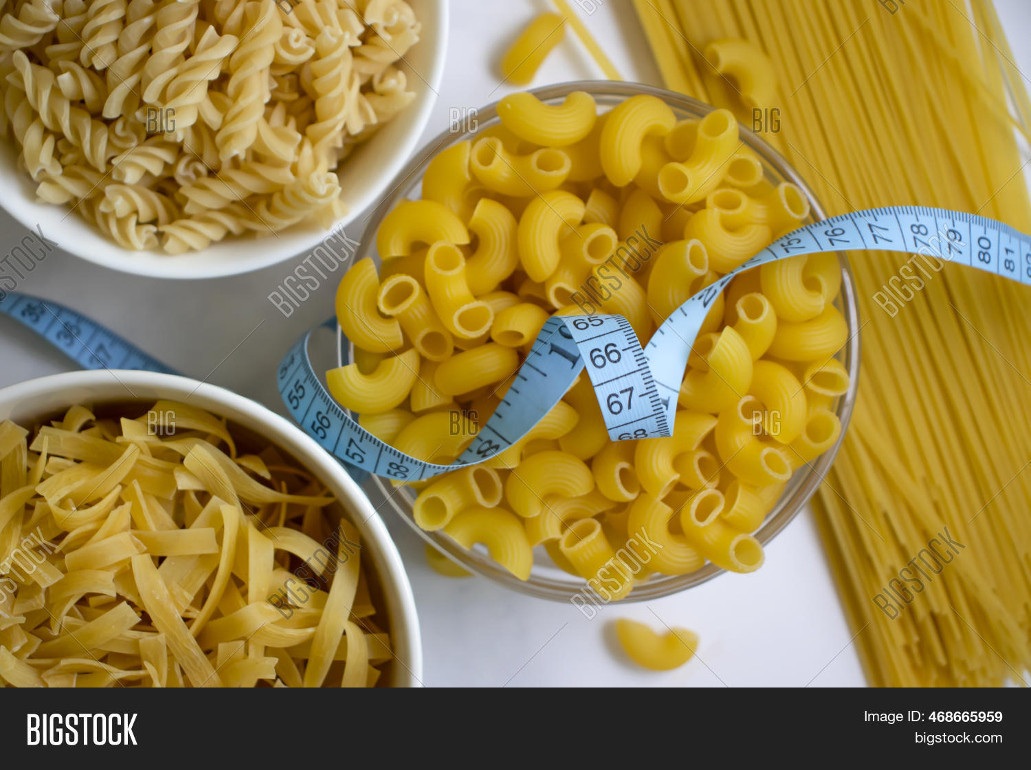 Dry Pasta Photography