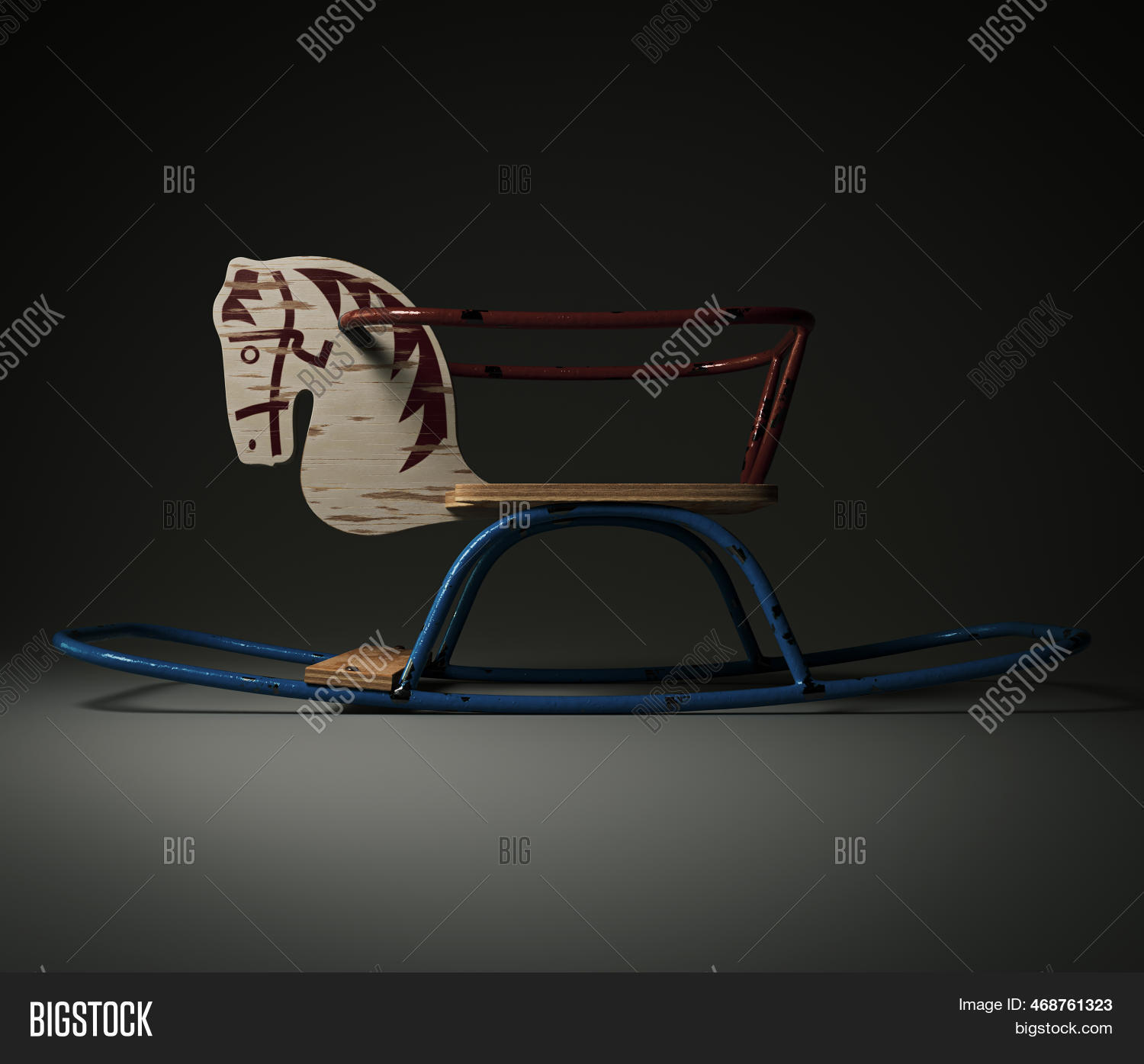 Vintage Retro Rocking Image & Photo (Free Trial) | Bigstock