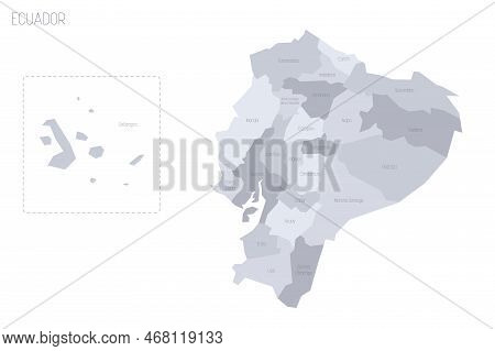 Ecuador Political Map Vector & Photo (Free Trial) | Bigstock