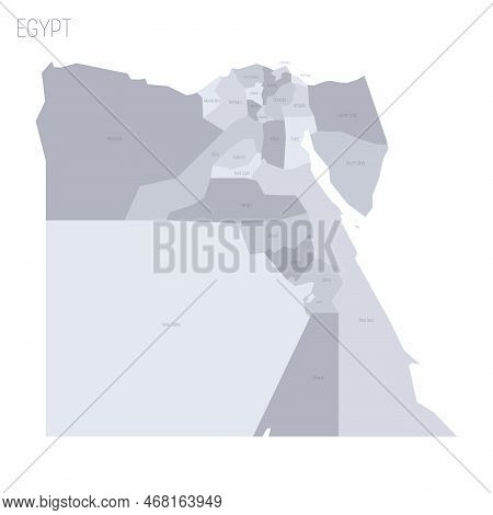 Egypt Political Map Vector & Photo (Free Trial) | Bigstock