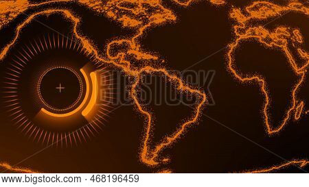 Techy Earth Map Image & Photo (Free Trial) | Bigstock