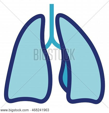 Lungs Icon. Vector & Photo (Free Trial) | Bigstock
