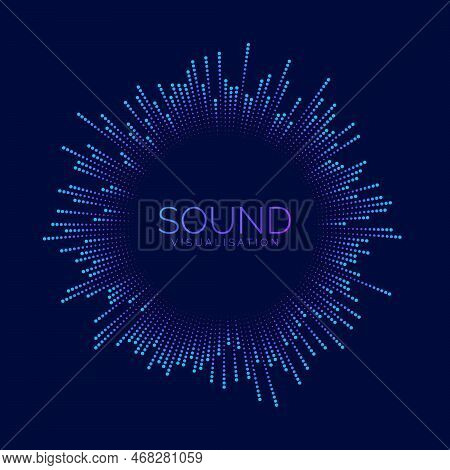 Circle Sound Wave Vector & Photo (Free Trial) | Bigstock