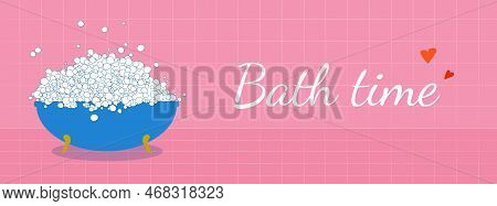 Bath Time Background Vector & Photo (Free Trial) | Bigstock