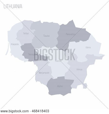 Lithuania Political Vector & Photo (Free Trial) | Bigstock