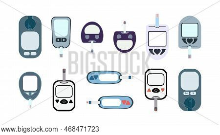Electronic Glucometer Vector & Photo (Free Trial) | Bigstock