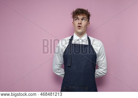 Young Shocked Waiter Image & Photo (Free Trial) | Bigstock