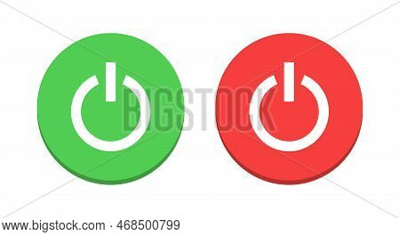 Turn On Off Button Vector & Photo (Free Trial) | Bigstock