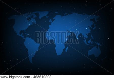 Blue Similar World Map Image & Photo (Free Trial) | Bigstock