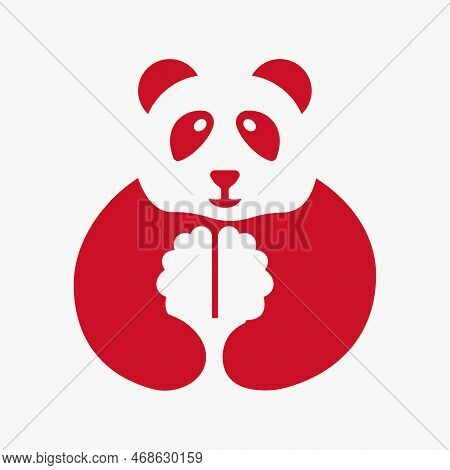 Panda Brain Logo Vector & Photo (Free Trial) | Bigstock