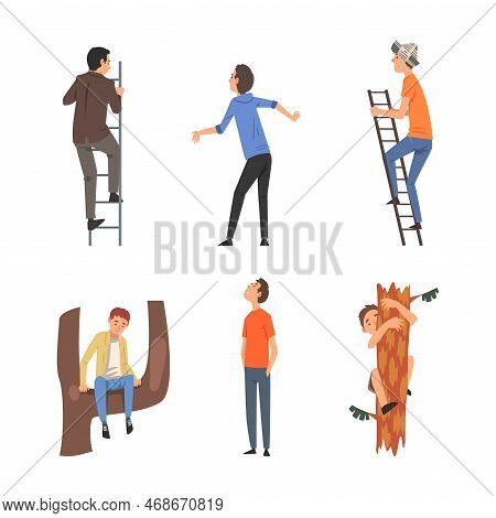 Falling Down People Vector & Photo (Free Trial) | Bigstock