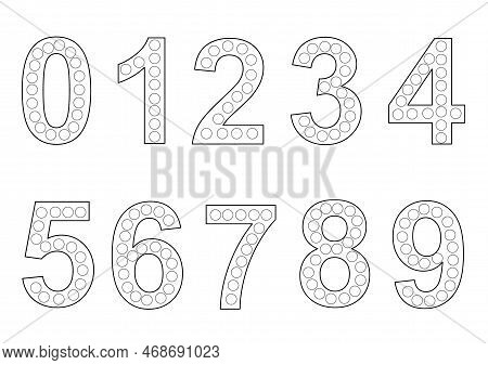 Dot Dot Numbers Kids Vector & Photo (Free Trial) | Bigstock