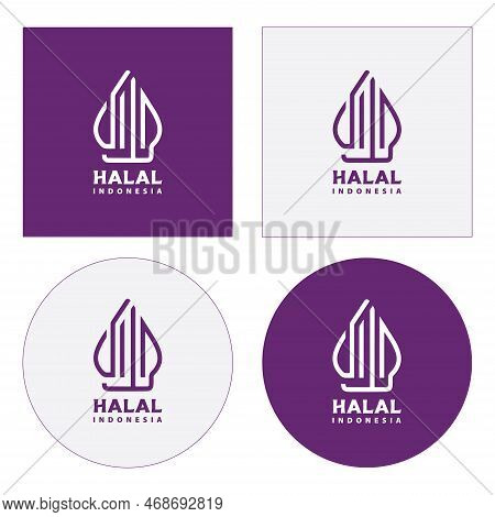 Halal Symbol Design Vector & Photo (Free Trial) | Bigstock