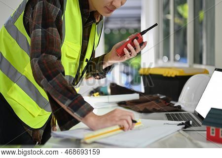 Engineer Man Standing Image & Photo (Free Trial) | Bigstock