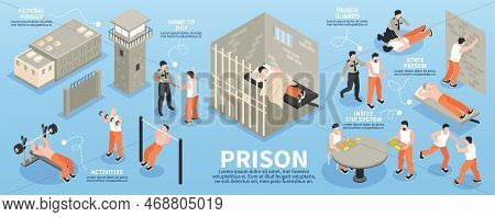 Prison Isometric Vector & Photo (Free Trial) | Bigstock
